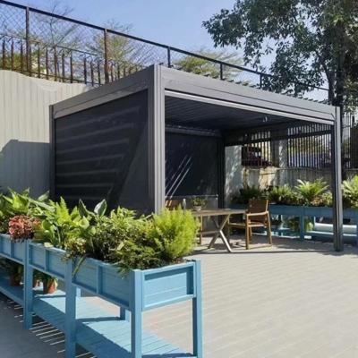 China Elevate Your Outdoor Space with Freestanding Aluminum Motorized Louvered Pergola for sale