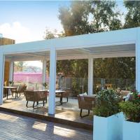 China  Outdoor Aluminum Pergola With Fixed Shutter Corrosion Resistant for sale