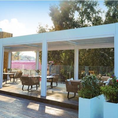 China Redefine Outdoors With Aluminum Pergolas High Durability Meets Smart Design for sale