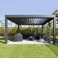 China Smart Aluminum Louvered Pergola: Modern Backyard Retreat for All Seasons for sale