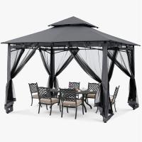 China Elegant Metal Gazebos with Retractable Roofs Your Perfect Outdoor Oasis for sale
