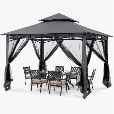 China Elegant Metal Gazebos with Retractable Roofs Your Perfect Outdoor Oasis for sale