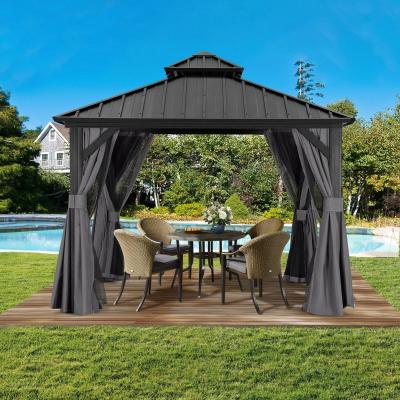 China Metal-Topped Gazebo Your Ultimate Outdoor Shelter Solution with Gazebo en metal for sale