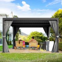 China Customizable Size Backyard Aluminum Alloy Gazebo Durability And Versatility for sale