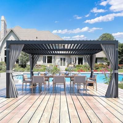 China Transform Your Outdoor Space Stylish Aluminum Pergola With Durability And Elegance for sale