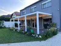China Weatherproof Comfort + Modern Design | Metal Pergola with Retractable Roof for sale