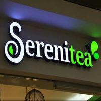 China Customized Colour Led Frontlit Sign With Laser Cut Stainless Steel Frame for sale