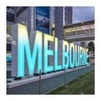 China Custom LED Frontlit Sign Letters Stainless Steel Acrylic 12V 20A for Business for sale