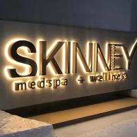China Custom Waterproof Stainless Steel LED Backlit Sign 12V 20A Long Life for sale