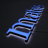 China Customizable Led Frontlit & Backlit Sign Back Lit Logo Sign Antirust for sale