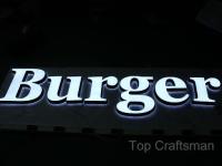 China Custom Stainless Steel LED Frontlit Backlit Sign 12V 20A Waterproof for Business for sale