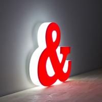 China Custom Illuminated Signs Led Frontlit & Backlit Sign Various Colors for sale