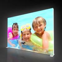 China Freestanding SEG Light Box 2x1m Easy Assembly LED Advertising Display Double Sided for sale