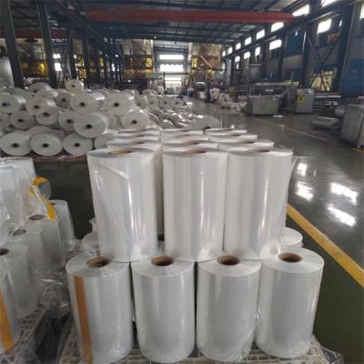 China Light Weight Dampproof Transparent Polyolefin Plastic Wrap Roll Foil For Pesticide for sale