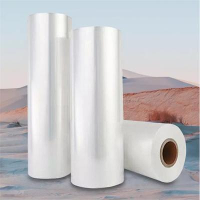 China Double Layer 68 Cm Width / 25 Micron Thickness POF Shrink Film Material For Ironing Table for sale