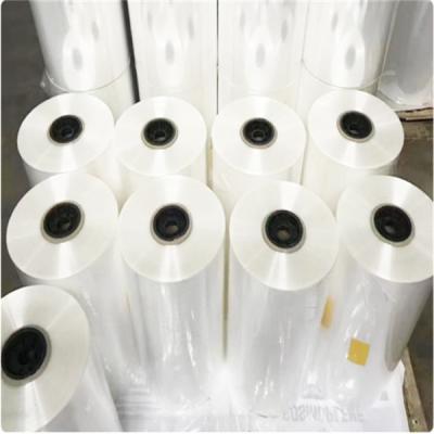 China Transparent Glossy Half Tube Standard POF Shrink Film For Ironing Board for sale