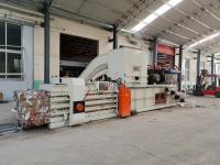China 200T Pressure Adjustable Horizontal Paper Baler  High Low Pressure Hydraulic System for sale