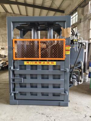 China Fiber Compactor Hydraulic Waste Baler Machine With High Bale Density 500KG-650KG/M³ for sale