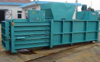 China Horizontal Paper Hydraulic Press Straw Baler Machine Adjustable Bale Density for sale