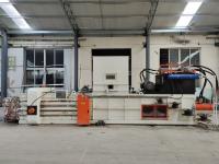 China 40-120 Tons Automatic Baling Machine PLC Controlled Automatic Cycles 500-2000 Kg/Hour Capacity for sale