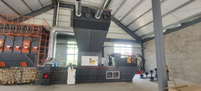 China Weather Resistant Design Automatic Paper Baler 22 Kw Baling Machine For Recycling for sale