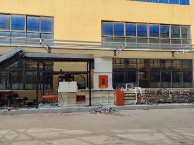 China Heavy Duty Automatic Paper Baler With 3-12 Tons/Hour Capacity Horizontal Waste Baler for sale