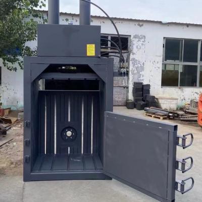 China Adjustable Bale Length Vertical Paper Baler Automatic Tension System For Waste Paper Recycling for sale