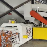 China 37kW Motor Horizontal Cardboard Baler For Sale Auto Tie Wire For Customizable for sale