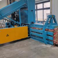 China Horizontal Waste Carton Baling Machine Automatic 5-15 KW Recycling Baler for sale