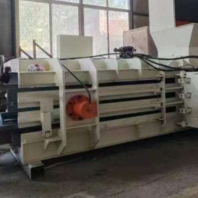 China Horizontal Hydraulic Baler with 30tons Compression Touch Screen Operation and 20-30 MPa Hydraulic Pressure for Waste Management for sale