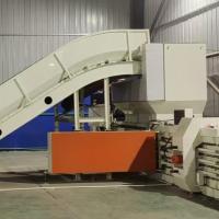 China Waste Carton Baling Machine With 500-2000 Kg/Hour Baling Capacity For 2-4t/H Output for sale