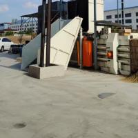 China Semi Auto Cardboard Baler With D280*2500mm Main Press Cylinder 6-8t/H Output for sale