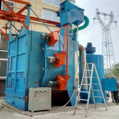 China Single Hook Type Hanger Type Shot Blasting Machine One Year Guarantee Q0370 for sale