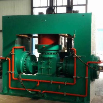 China Carbon Steel Buttweld 60Kw 15mm Tee Making Machine Ф219mm*SCH40 Thickness for sale