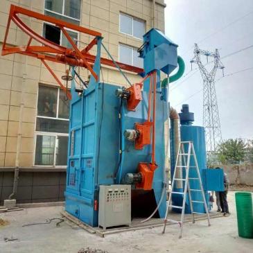 China Customizable Shot Blasting Machine Wire Speed 0-1500mm/min for sale