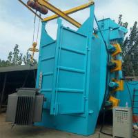 China Mechanical Straightening Type Shot Blasting Machine High Speed For Metal Surface for sale