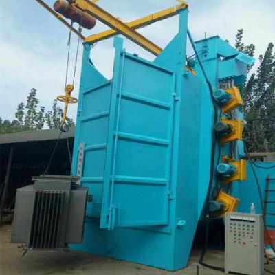 China Mechanical Straightening Type Shot Blasting Machine High Speed For Metal Surface for sale