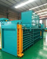 China Heavy Duty Hydraulic Vertical Waste Baler Compact Design Ideal for Industrial Recycling and Waste Management Applications for sale