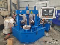 China The fully automatic double head pipe elbow machine and chamfering machine has high work efficiency and is sturdy and stable. for sale