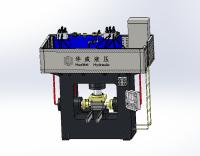 China CNC Fully Automatic Tee Forming Machine  Hydraulic Press for Pipe Tee for sale