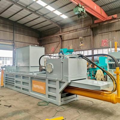 China Wheat Straw Press Machine Designed to Facilitate Export of Textile Waste by Reducing Bulk and Improving Bale Density for sale
