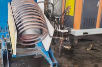 China Energy-saving Vertical Hot Elbow Forming Machine Built for Steel Pipe Bending Industrial and Precise Manufacturing Processes for sale
