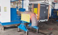 China Energy-saving Vertical Hot Elbow Forming Machine Built for Steel Pipe Bending Industrial and Precise Manufacturing Processes for sale