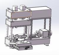 China Elbow Production System Medium Frequency Heating Push-Making Machine  Hot-Forming Elbow Machine for sale