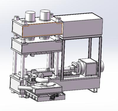 China Elbow Production System Medium Frequency Heating Push-Making Machine  Hot-Forming Elbow Machine for sale