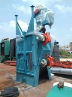 China ndustrial Sandblasting Machine for Pipe Fittings Rust Removal Elbow Tee Flange Surface Pre treatment for sale