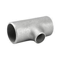 China Seamless Welded Reducing Stainless Steel Tee for sale