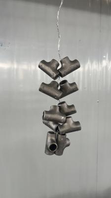 China Junxi Seamless tee Steel Pipe Fittings 90 degree Radius Durable Corrosion Resistant Industrial Pipe Connector for sale