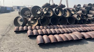China Painted Seamless Pipe Fittings Featuring Junxi Logo High Hardness and Corrosion Resistance Ensuring Long Term Durability for sale