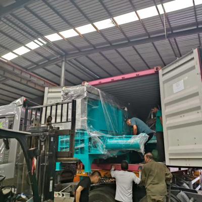 China Horizontal Paper Baler with 80-250 Ton Pressing Force, PLC + Touch Screen Control, and Automatic Wire Tying for Industrial Recycling for sale